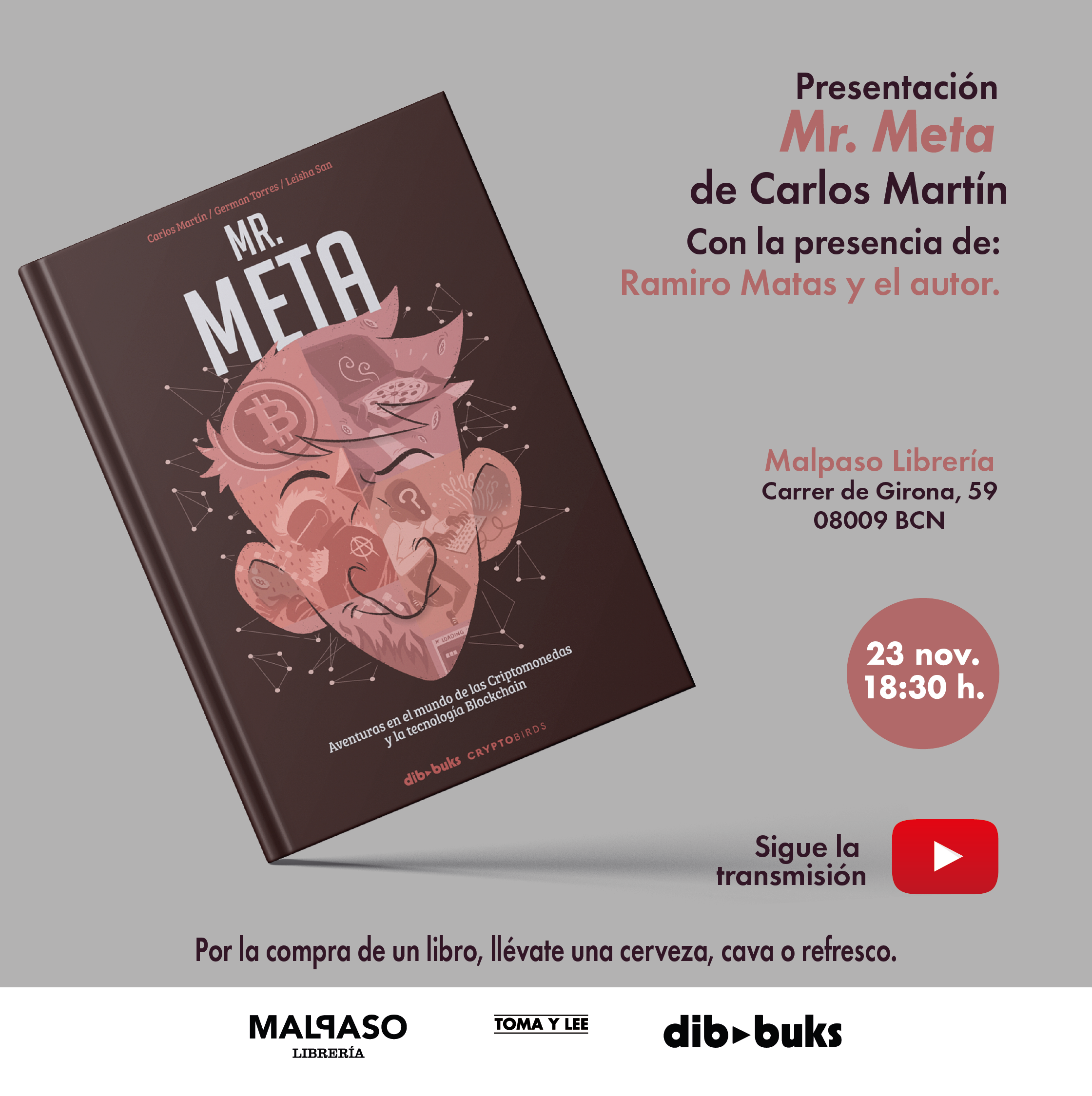 Presentación del cómic de divulgación blockchain “Mr. Meta” en ...