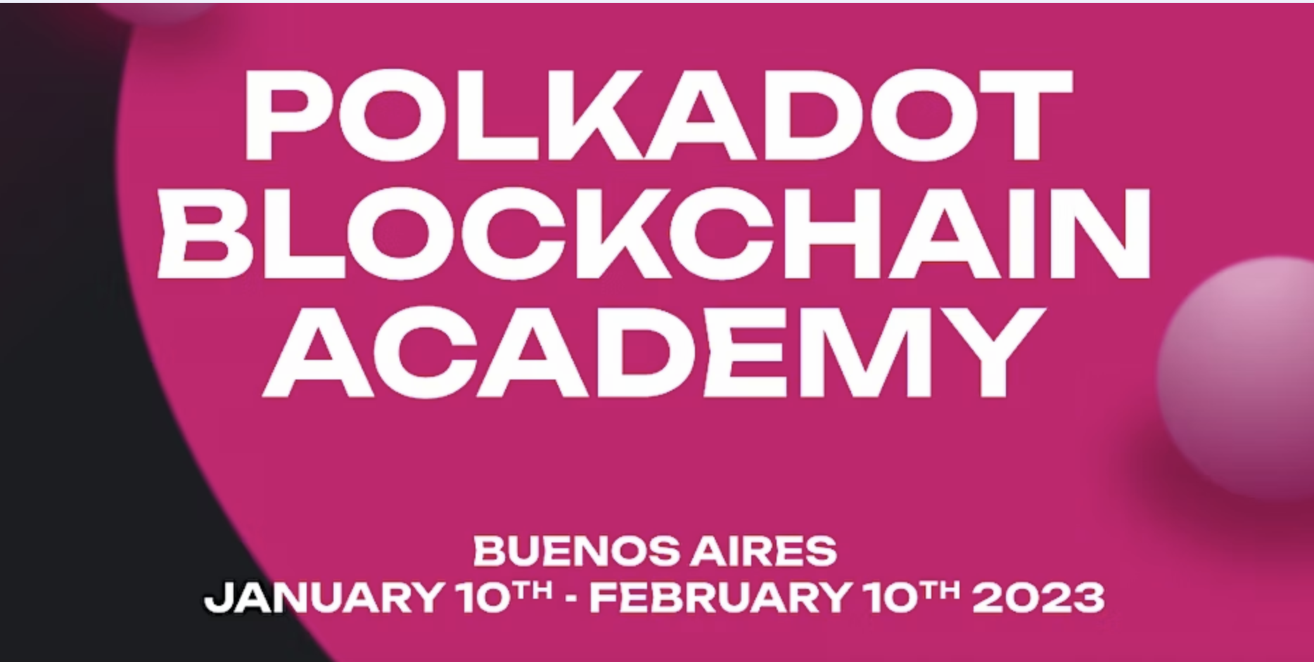 Polkadot realizará su segundo foro Blockchain Academy en Buenos Aires, Argentina - BeInCrypto